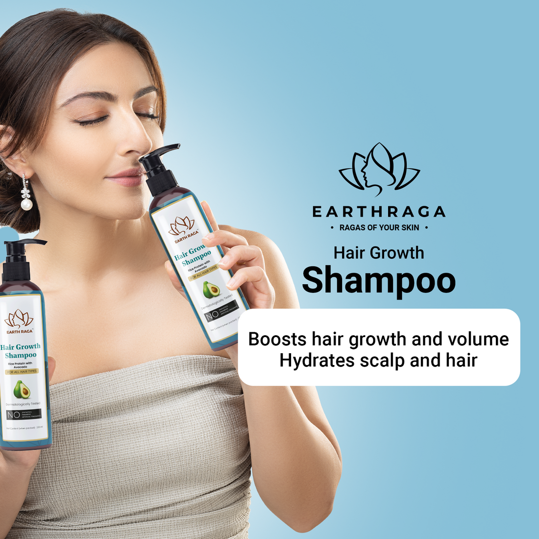 Mild Hair Shampoo Online - Sulphate & Paraben Free | Earthraga