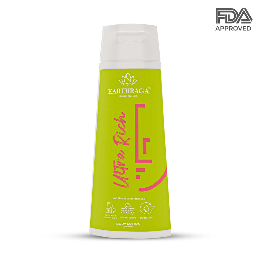 Earthraga Ultra Rich Body Lotion | Intense Moisturisation with Shea ...