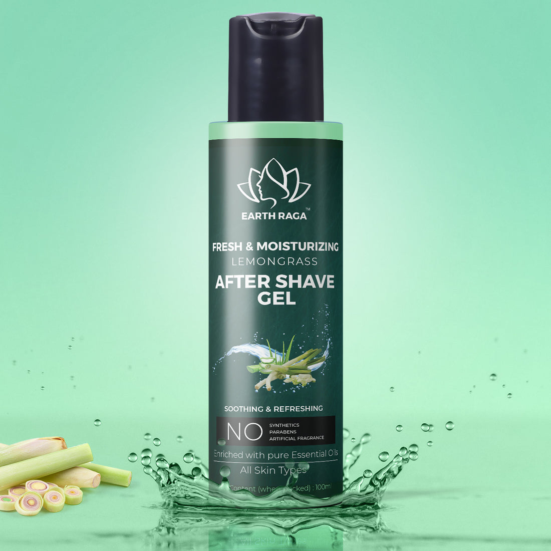 Buy Natural Aftershave Gel - Organic Men's Aftershave | Earthraga